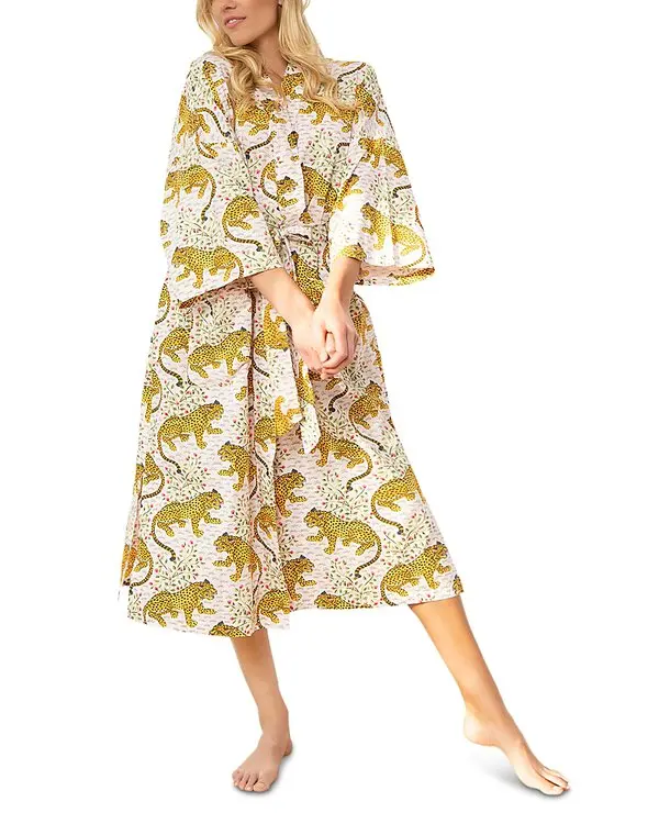 PRINTFRESH Bagheera Robe - Blush