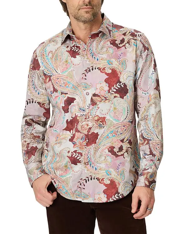 Robert Graham Red Rock Long Sleeve Cotton Stretch Shirt