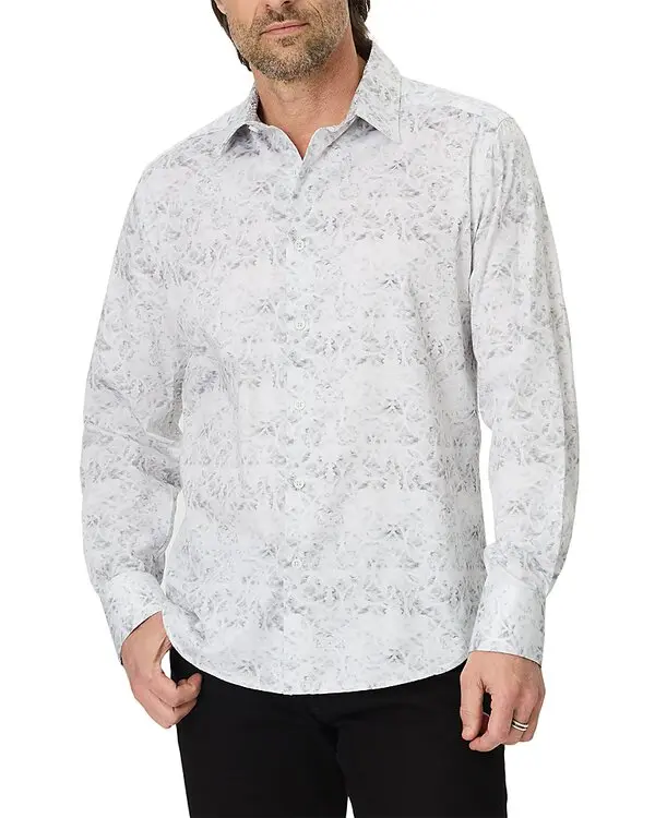 Robert Graham Culloden Long Sleeve Cotton Stretch Shirt
