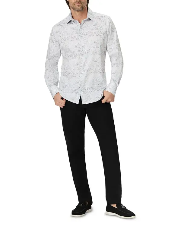 Robert Graham Culloden Long Sleeve Cotton Stretch Shirt