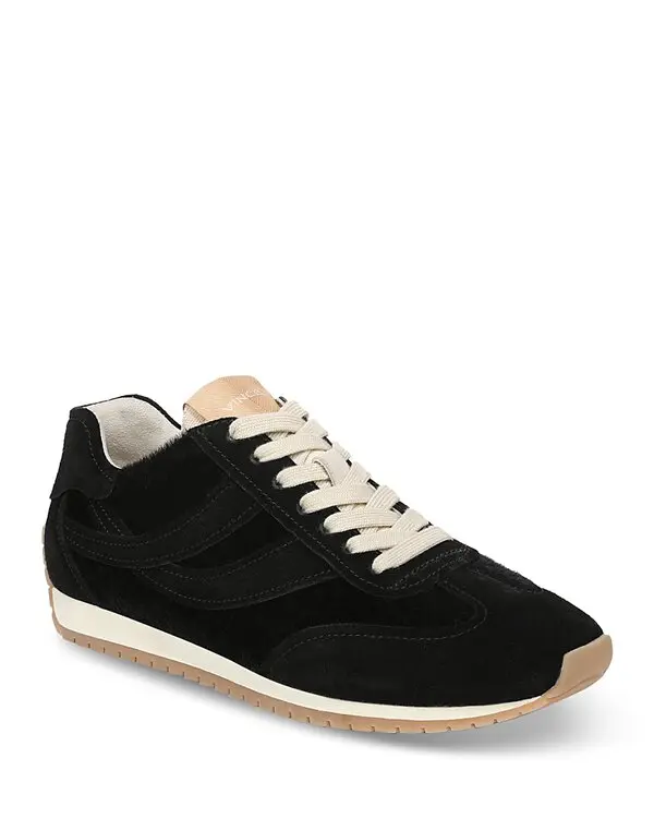 Vince Oasis Suede Sneakers - Black
