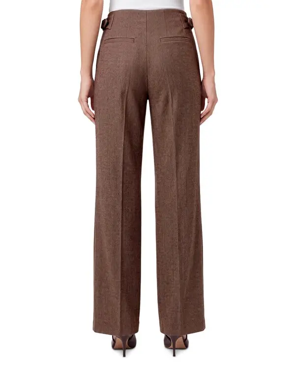 LIVERPOOL Pleated High Rise Wide Leg Trousers