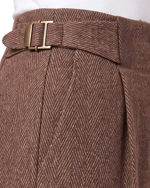 LIVERPOOL Pleated High Rise Wide Leg Trousers