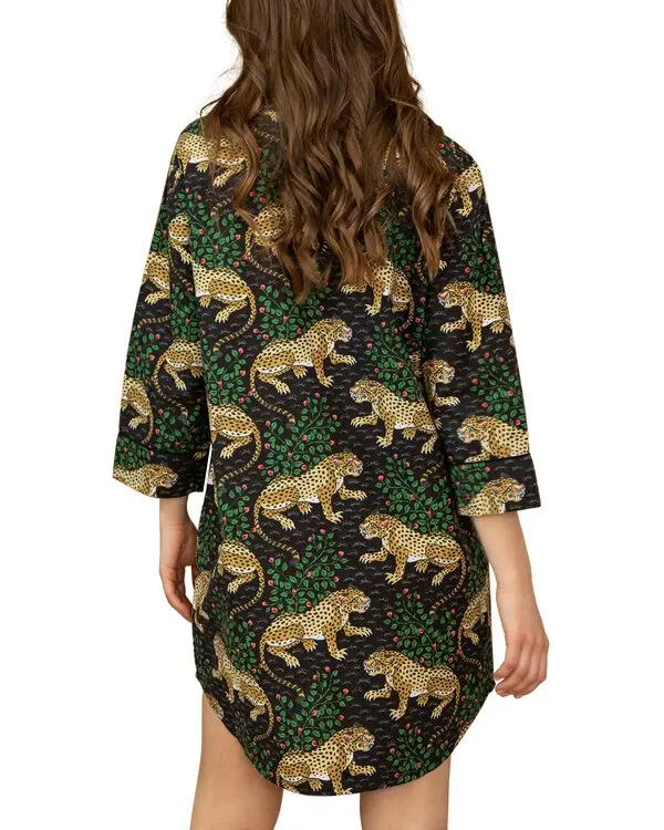 PRINTFRESH Bagheera Cotton Sleepshirt