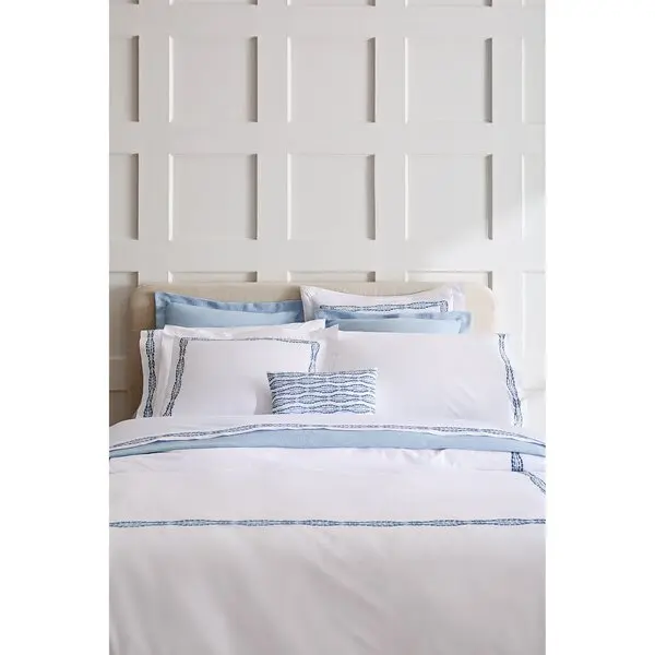 SFERRA X Scalamandre Cobblestones Embroidered Duvet Cover, Twin