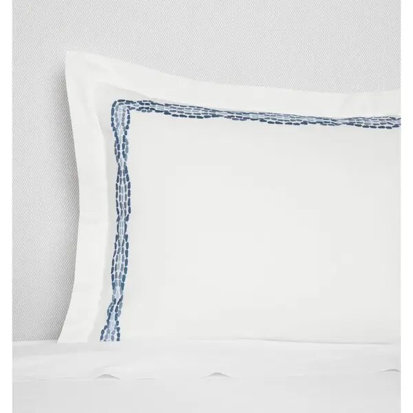 SFERRA X Scalamandre Cobblestones Embroidered Sham, Euro