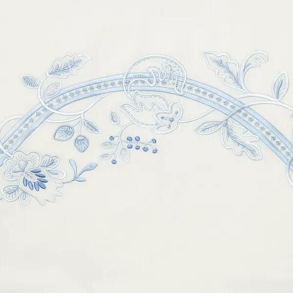 SFERRA X Scalamandre Isabella Embroidered Sateen Duvet Cover, King