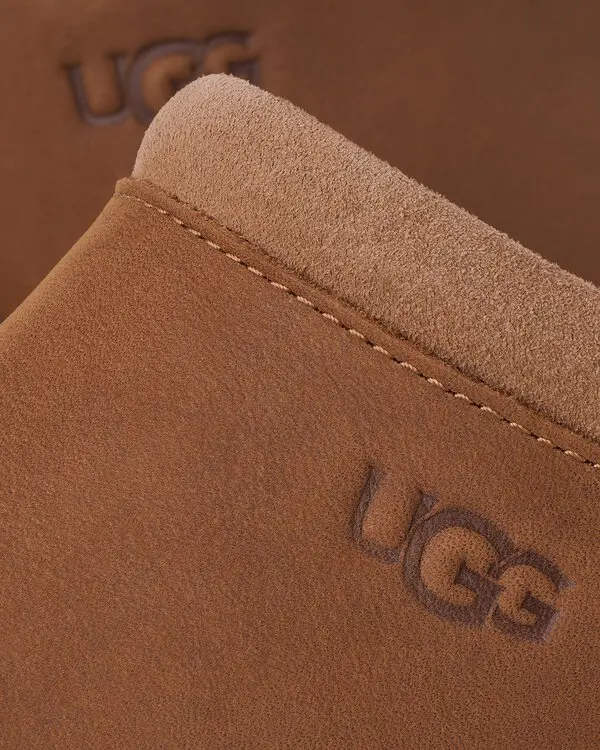 UGG Birch Clog Ii Nubuck & Suede Waterproof Mules - Chestnut