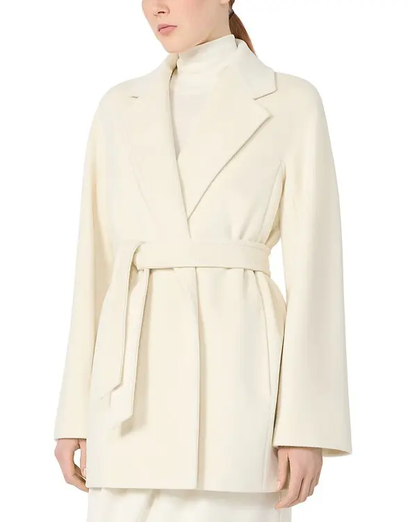 Max Mara Mxmondina Belted Wool Coat