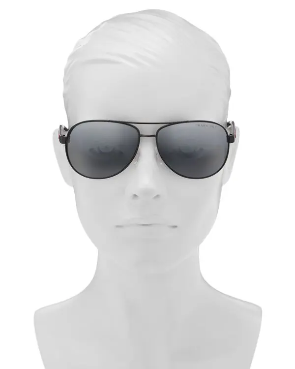 Prada Aviator Sunglasses, 62mm