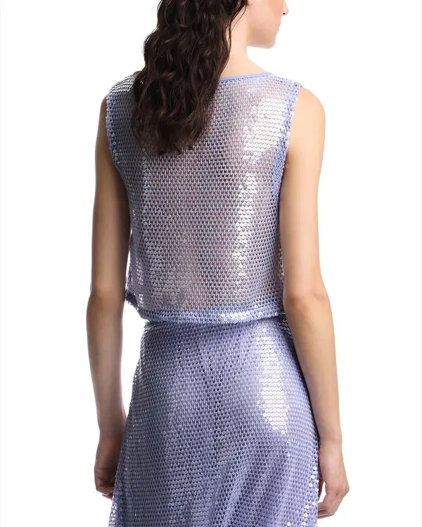 Emporio Armani Sequinned Tank Top