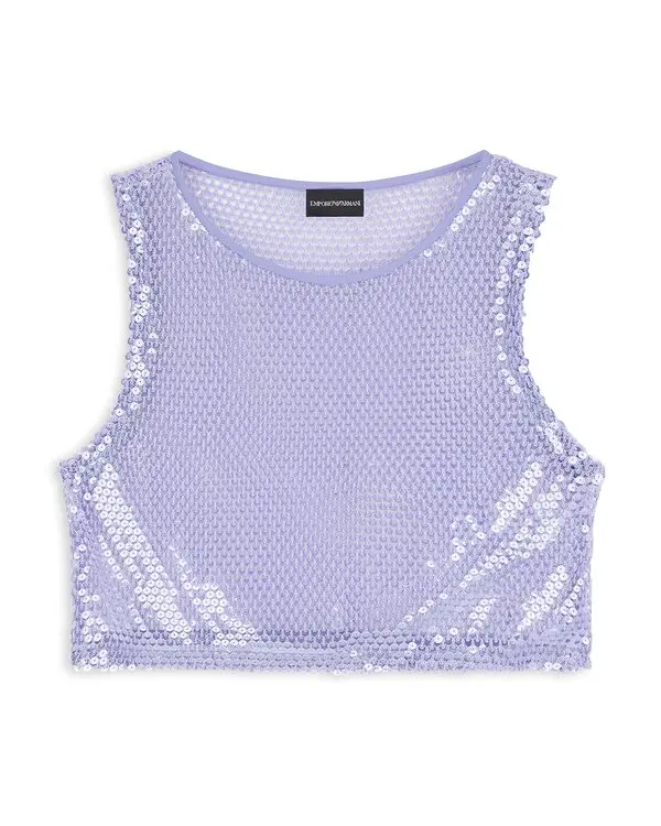 Emporio Armani Sequinned Tank Top