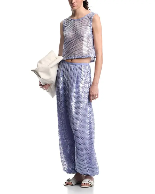 Emporio Armani Sequinned Harem Pants