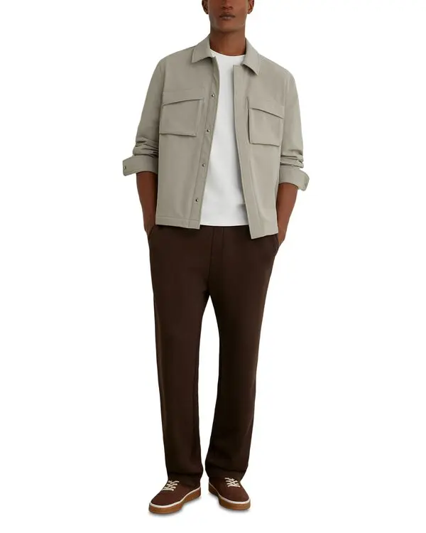 REISS Divide Zip Through Twin Pocket Overshirt