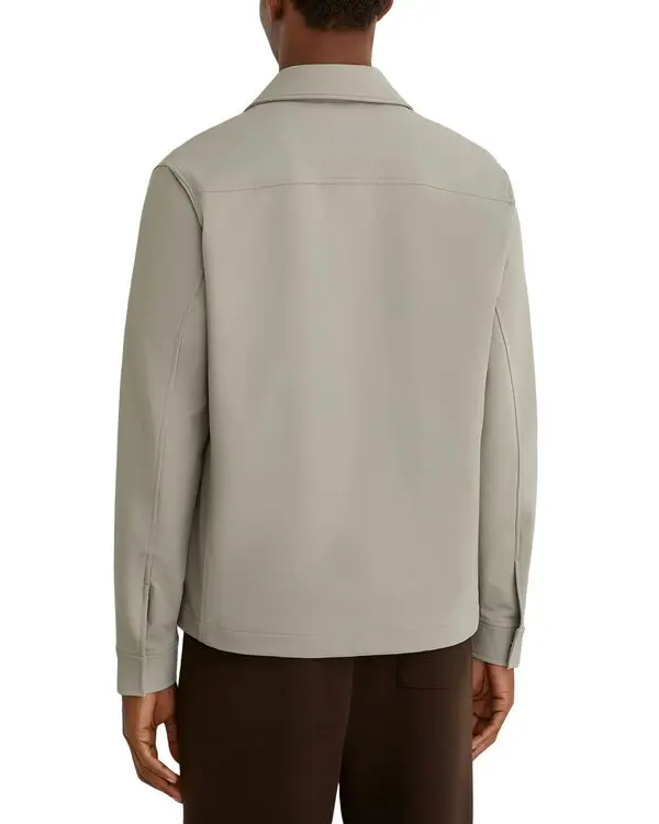 REISS Divide Zip Through Twin Pocket Overshirt