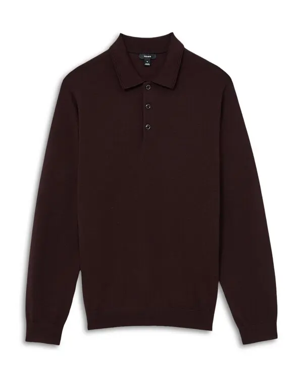 REISS Wool Slim Polo Shirt