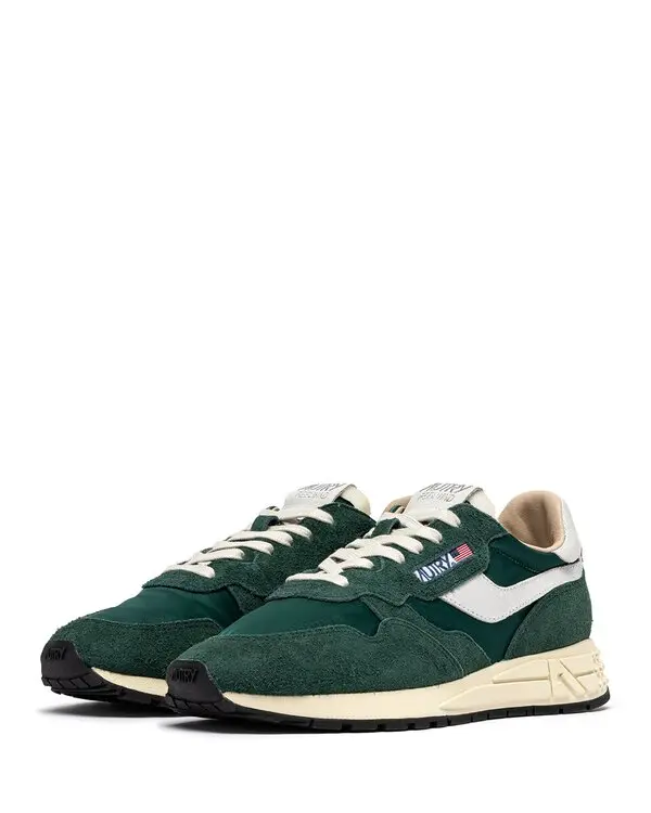 AUTRY Reelwind Nylon & Leather Sneakers
