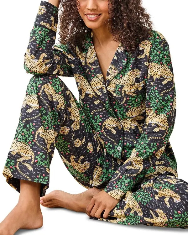PRINTFRESH Print Fresh Bagheera Long Pajama Set - Ink