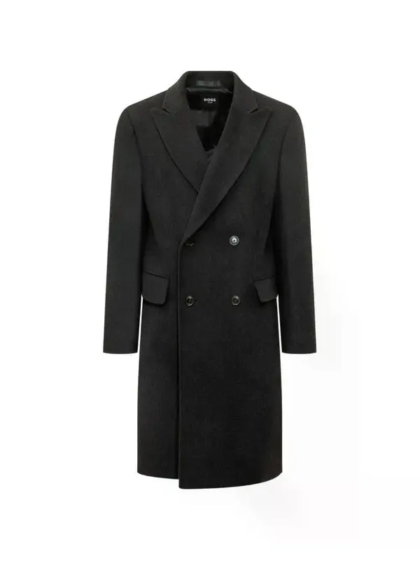 BOSS Double-breasted Peak-lapels Coat