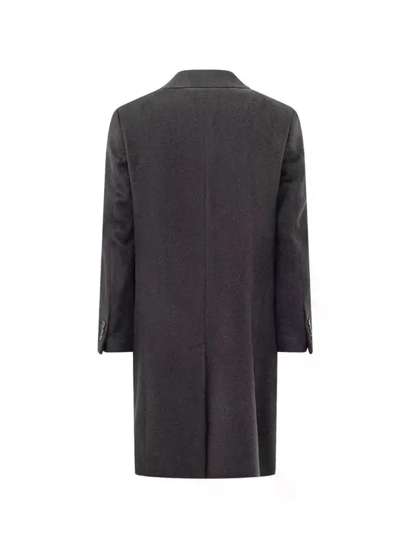 BOSS Slim-fit Double-breasted Coat In An Alpaca Blend