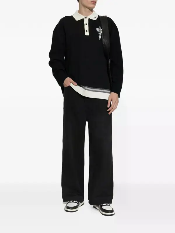 Amiri Logo-embroidered Polo Shirt