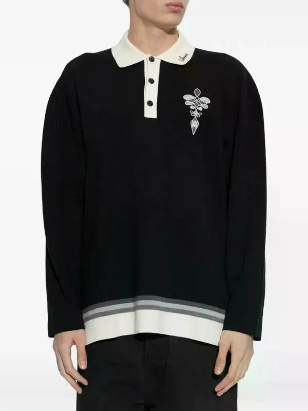 Amiri Logo-embroidered Polo Shirt