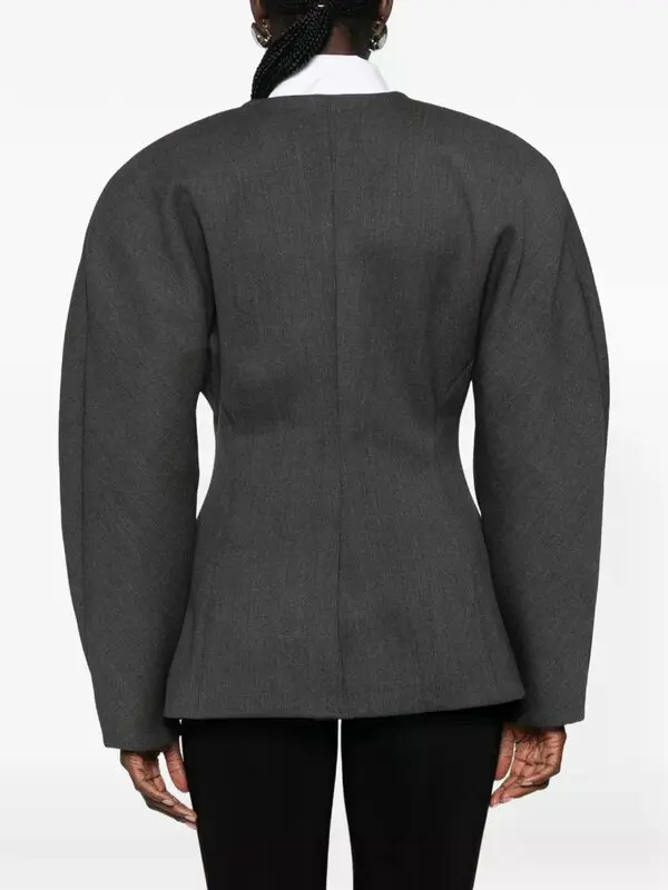 Jacquemus V-neck Cocoon-sleeve Jacket