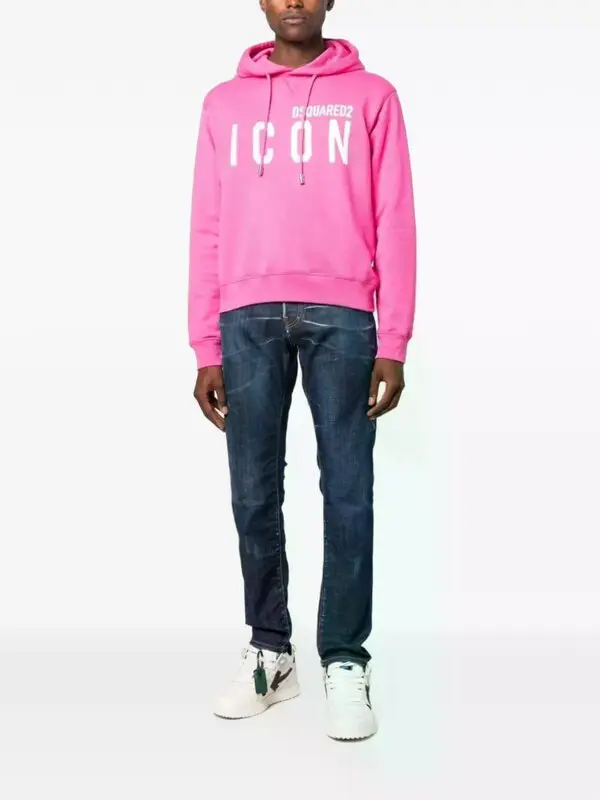 Dsquared2 Faded-effect Whiskered Jeans