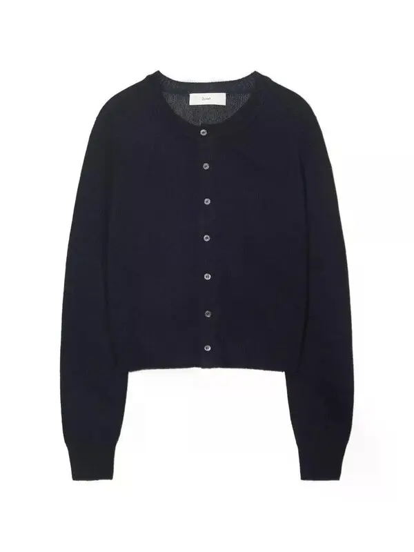 DUNST Button-front Knitted Cardigan