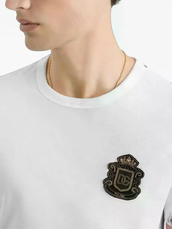 Dolce & Gabbana T-shirt With Heraldic Patch