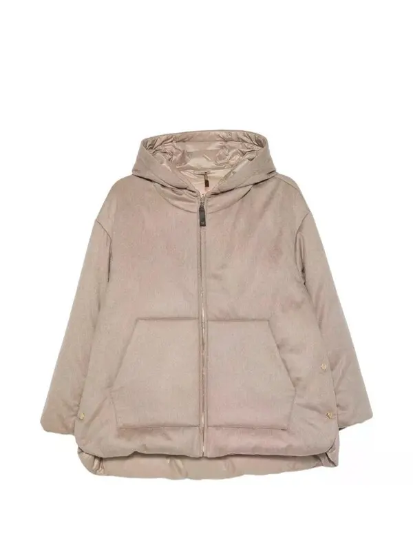 Max Mara Clown Hooded Reversible Padded Coat