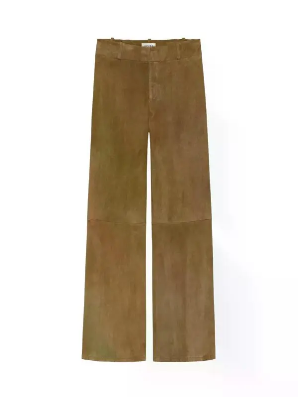 ARMA Marina Suede Wide-leg Trousers