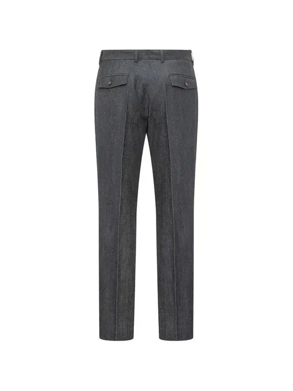 BOSS Pleated Virgin-wool Trousers