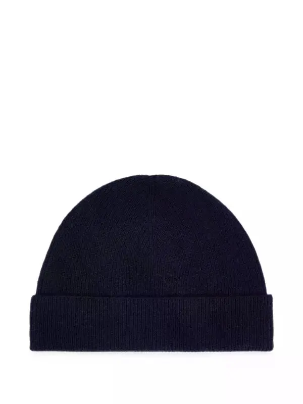 FURSAC Ribbed-knit Beanie Hat - Blue