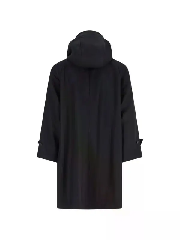 Caruso Foscari Hooded Button-up Coat