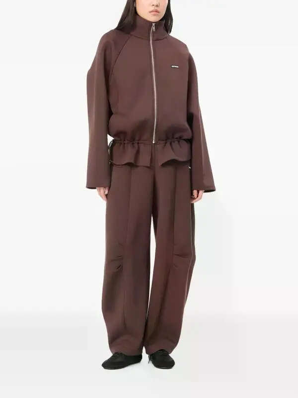 ROTATE BY BIRGER CHRISTENSEN Logo-patch Zip-up Jacket