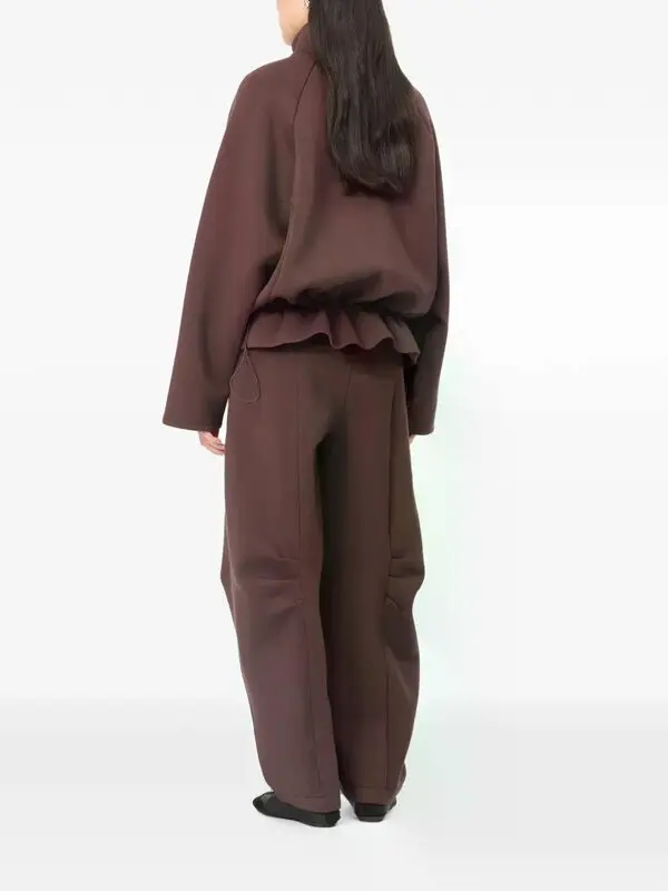ROTATE BY BIRGER CHRISTENSEN Logo-patch Zip-up Jacket