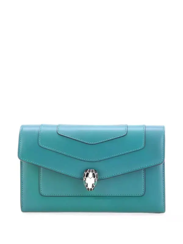 BVLGARI Serpenti Forever Wallet Leather Small Wallets