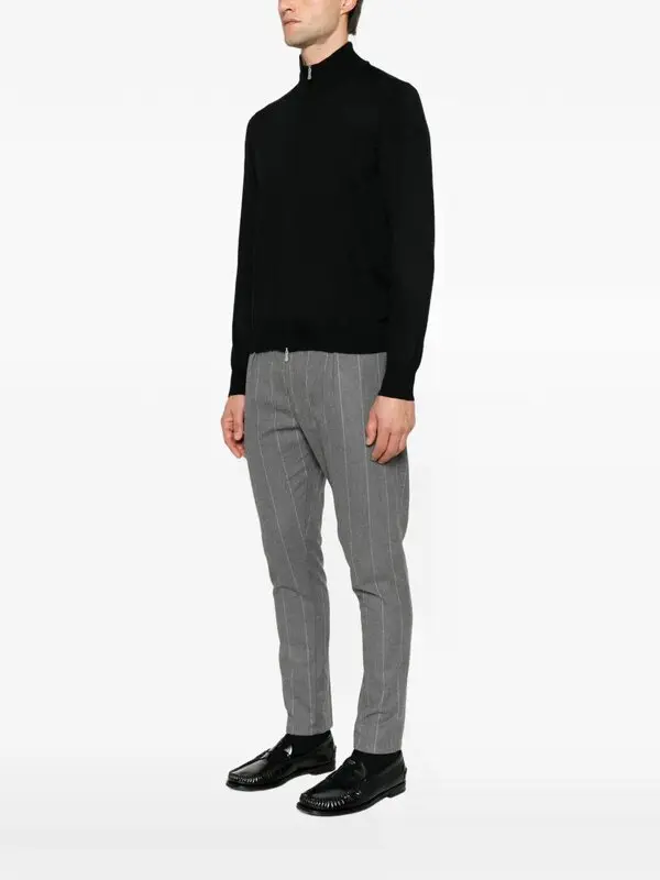 Tagliatore Zip-up High-neck Sweater