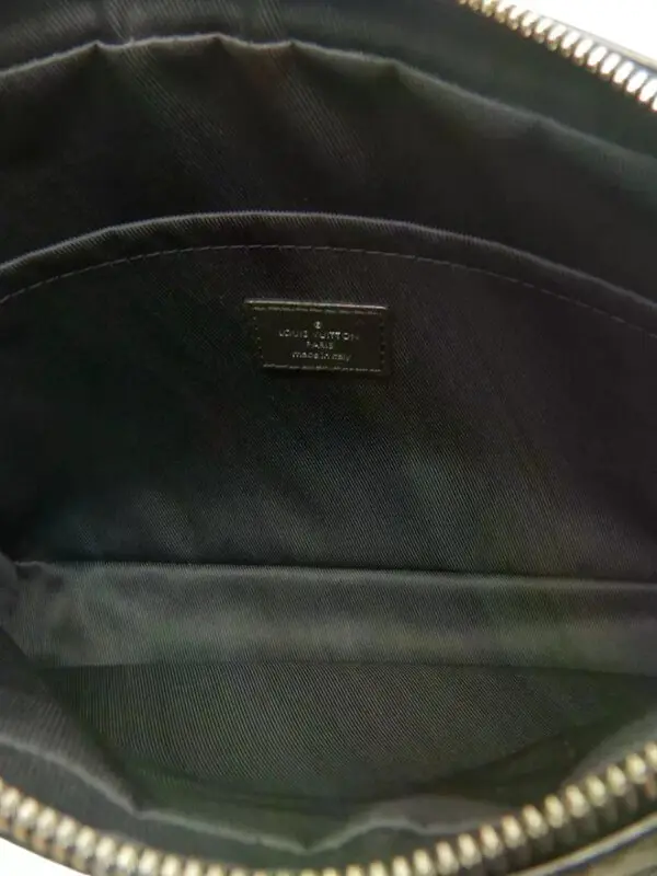 LOUIS VUITTON 2019 Monogram Taigarama Outdoor Messenger Crossbody Bag - Black