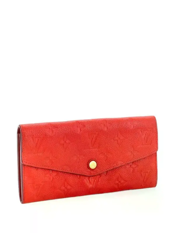 LOUIS VUITTON Sarah Wallet Nm Monogram Empreinte Leather Small Wallets