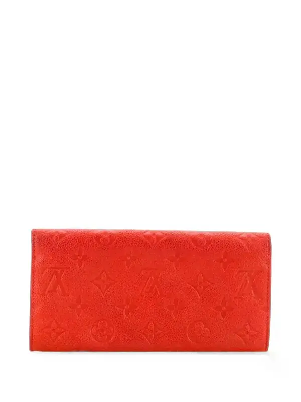 LOUIS VUITTON Sarah Wallet Nm Monogram Empreinte Leather Small Wallets