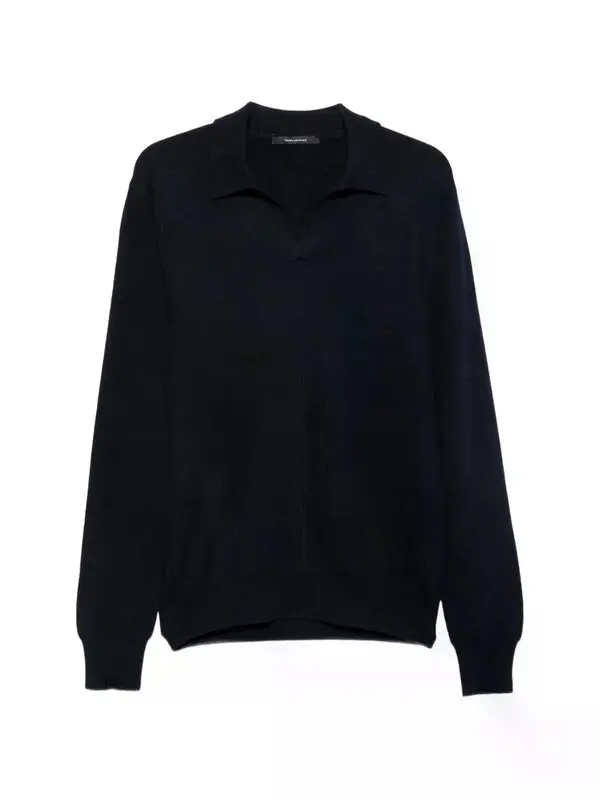 Tagliatore Zayn Virgin-wool Polo Sweater