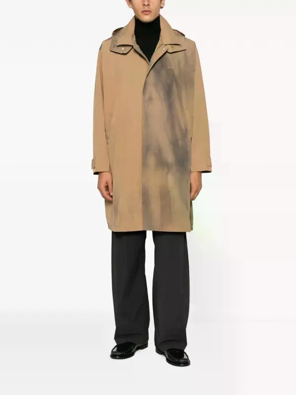 ARTE ANTWERP Spray-effect Hooded Coat
