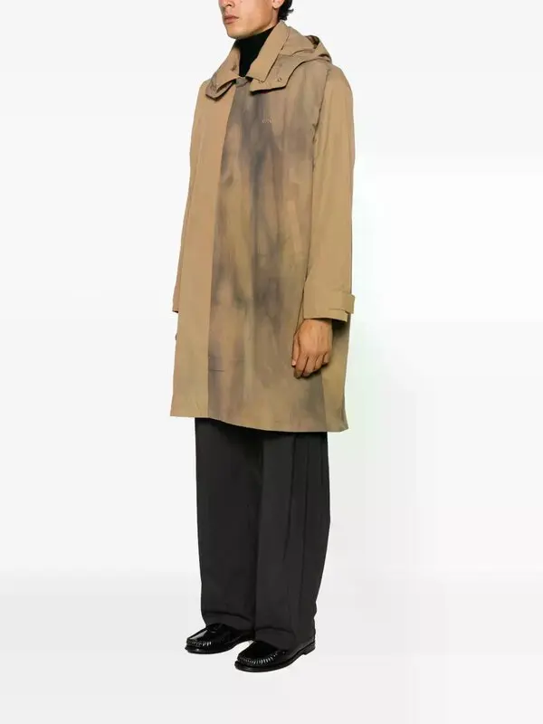 ARTE ANTWERP Spray-effect Hooded Coat