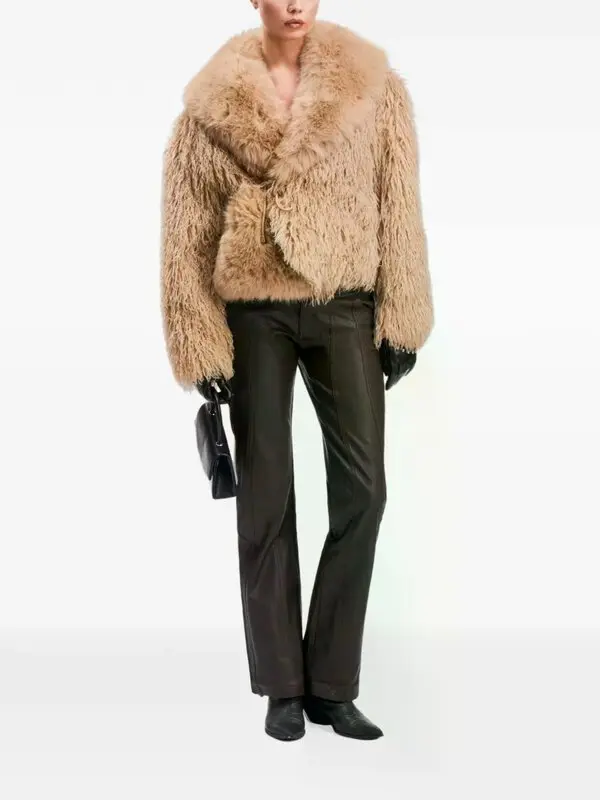 OW Alva Faux-fur Jacket - Brown