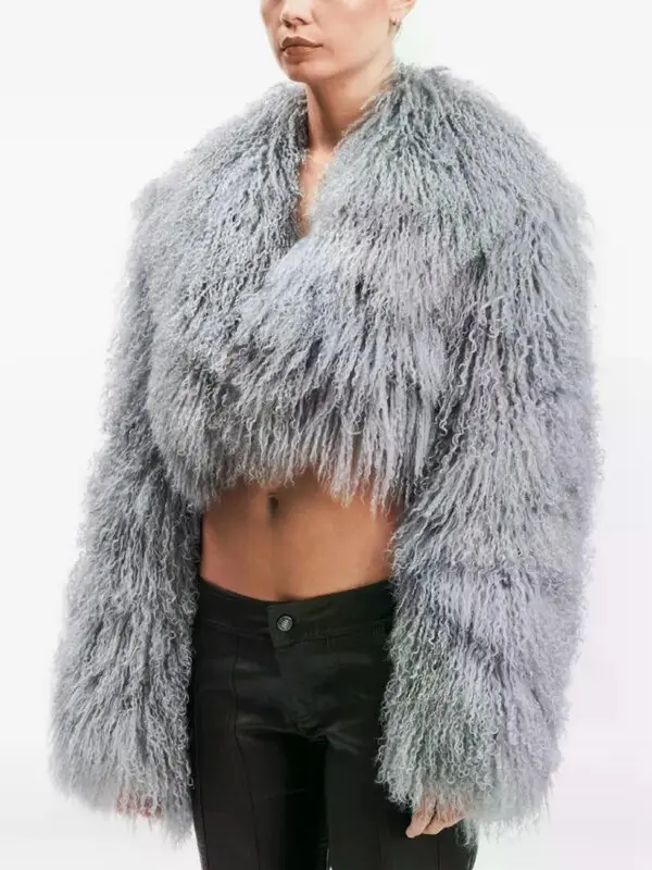 OW Celia Cropped Fur Jacket