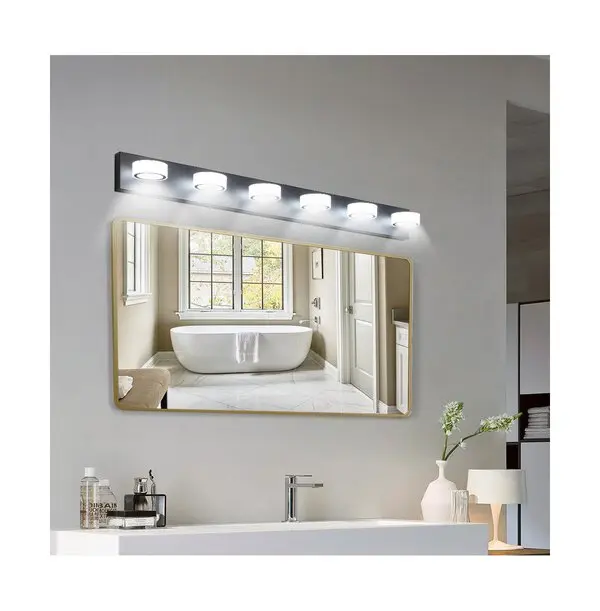 CLIHOME 45" Modern 6-light Led Vanity Light