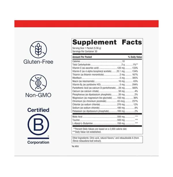 METAGENICS Endura Electrolyte Balance Powder With Vitamin C And E Hydration Packets With Sodium And Potassium For