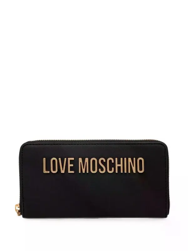 Moschino Logo-plaque Zip-around Wallet
